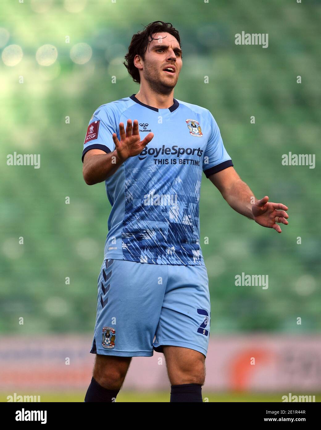 Coventry City's Matty James during the Emirates FA Cup third round ...