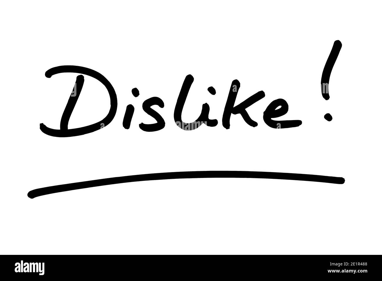 Dislike sign on white Cut Out Stock Images & Pictures - Alamy