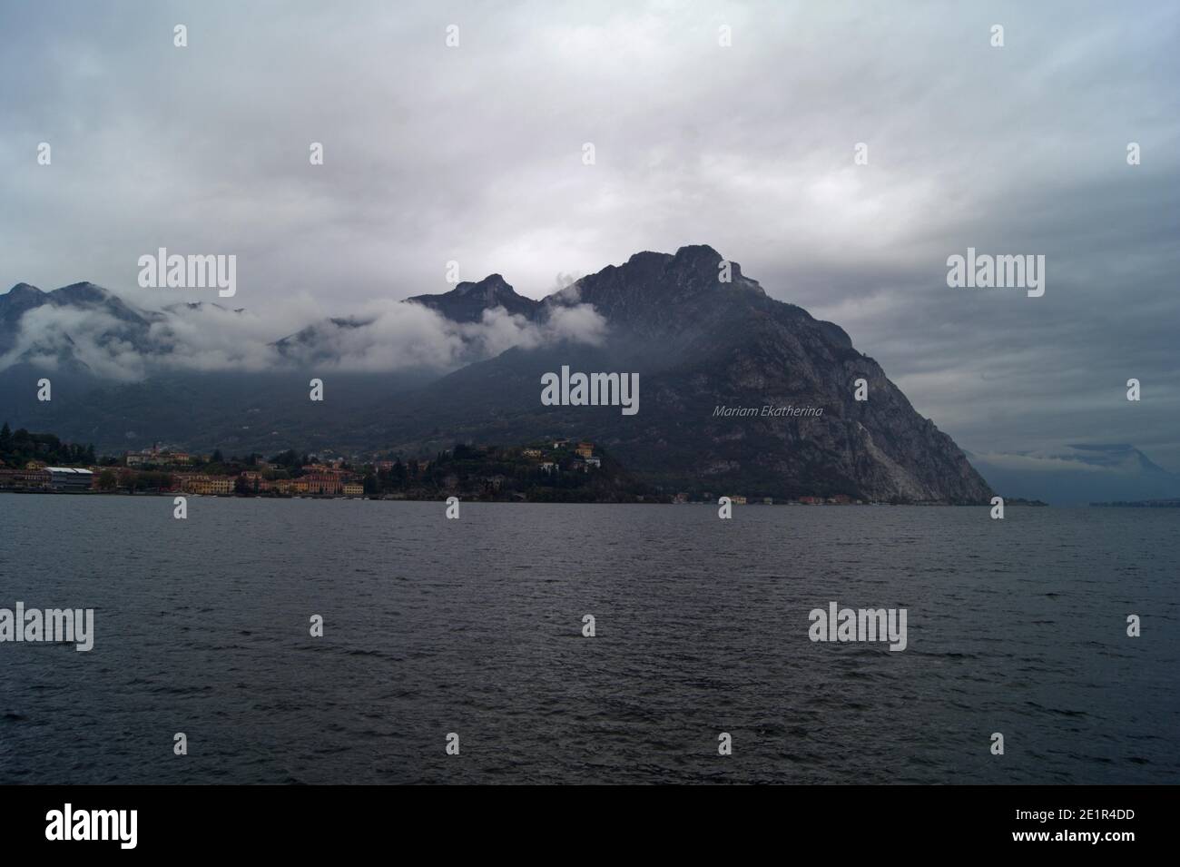 Storm in Lecco Stock Photo - Alamy