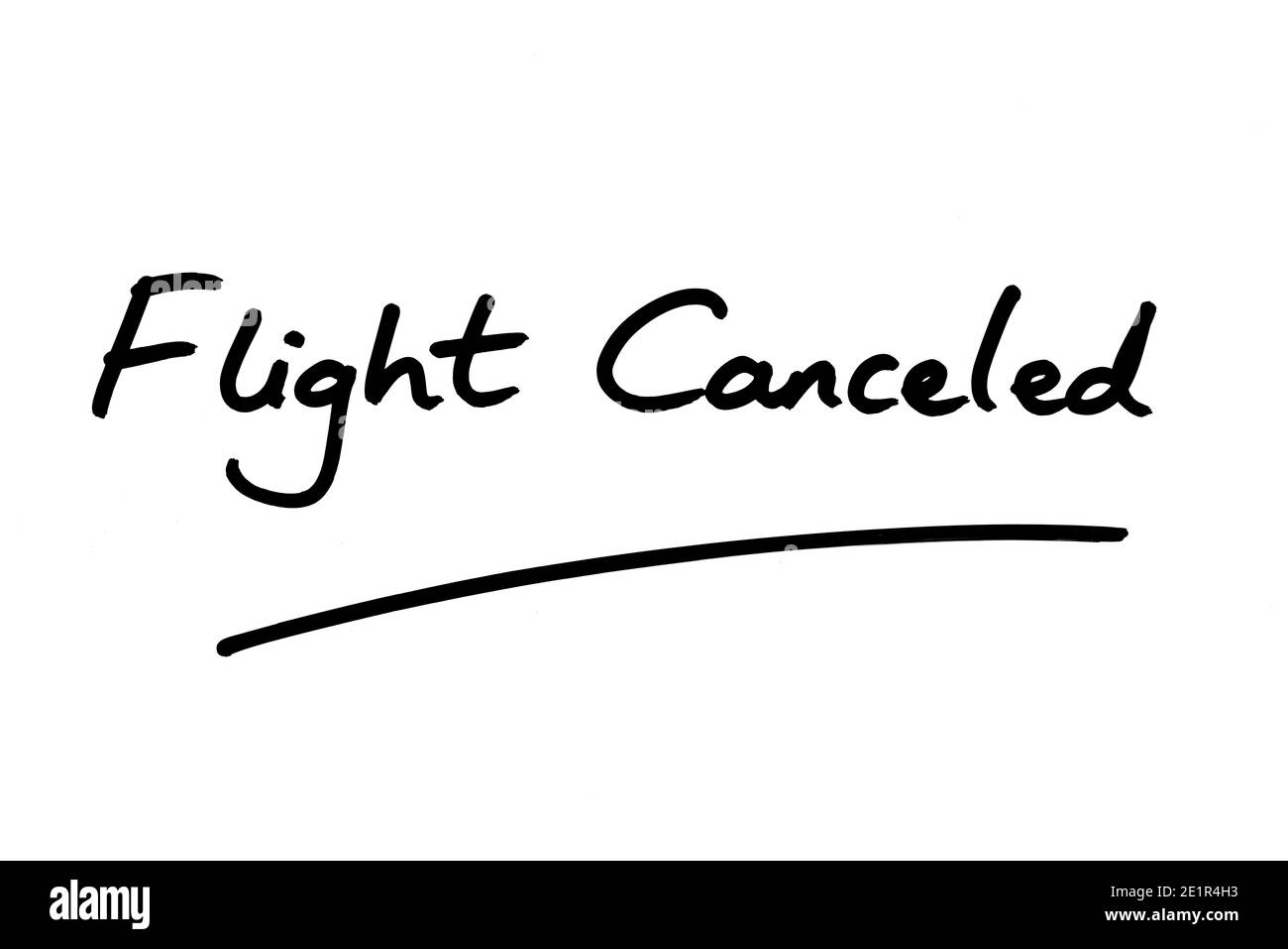 Cancelation message hi-res stock photography and images - Alamy
