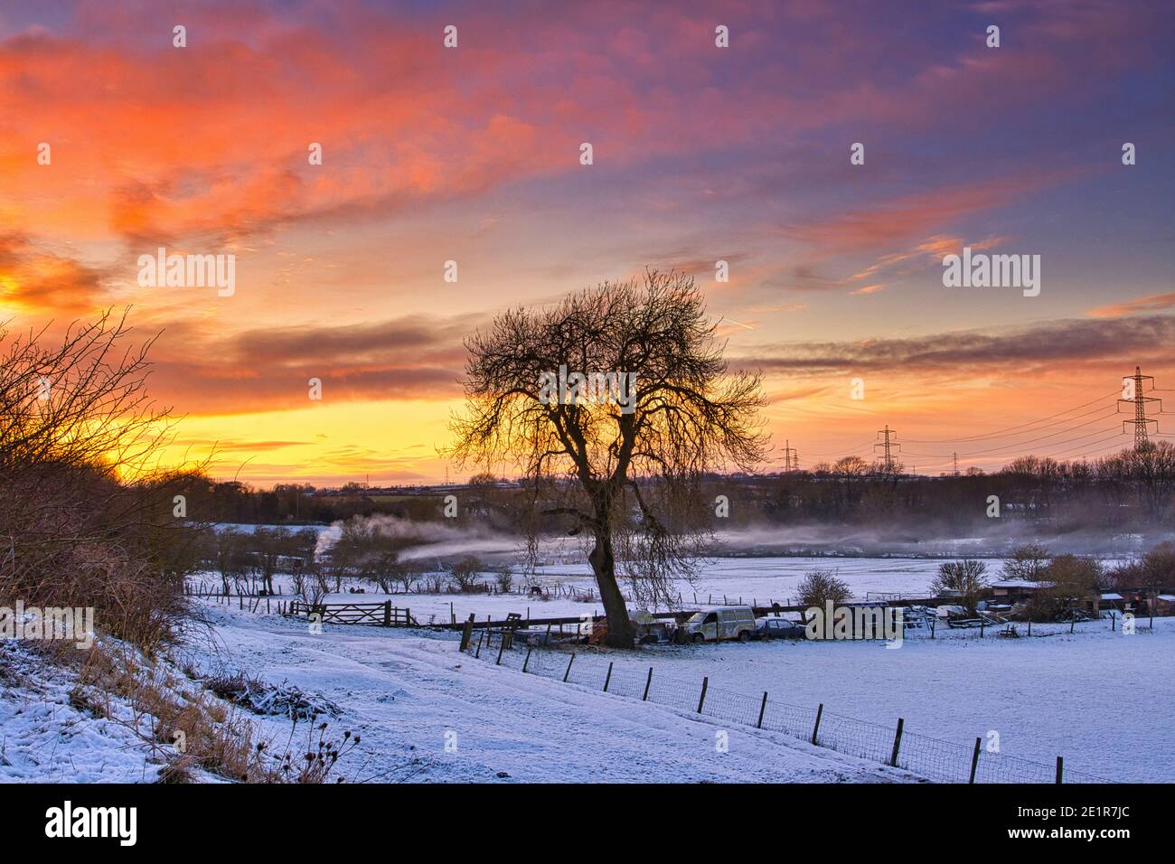 Snow in county durham hi-res stock photography and images - Alamy