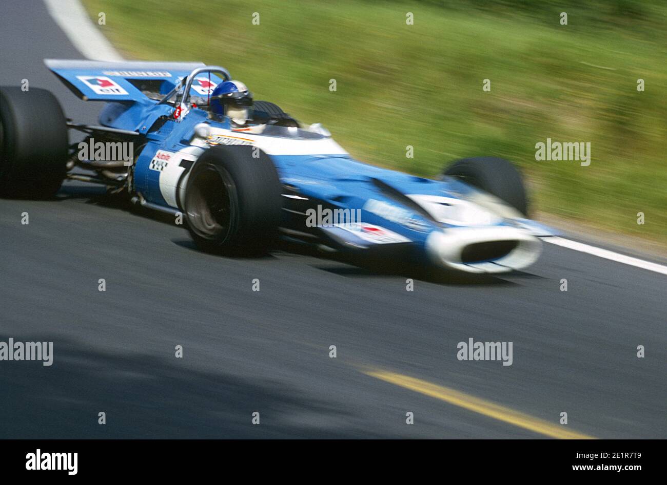 Jean-Pierre BELTOISE driving Matra-Ford F1 car in full speed during ...