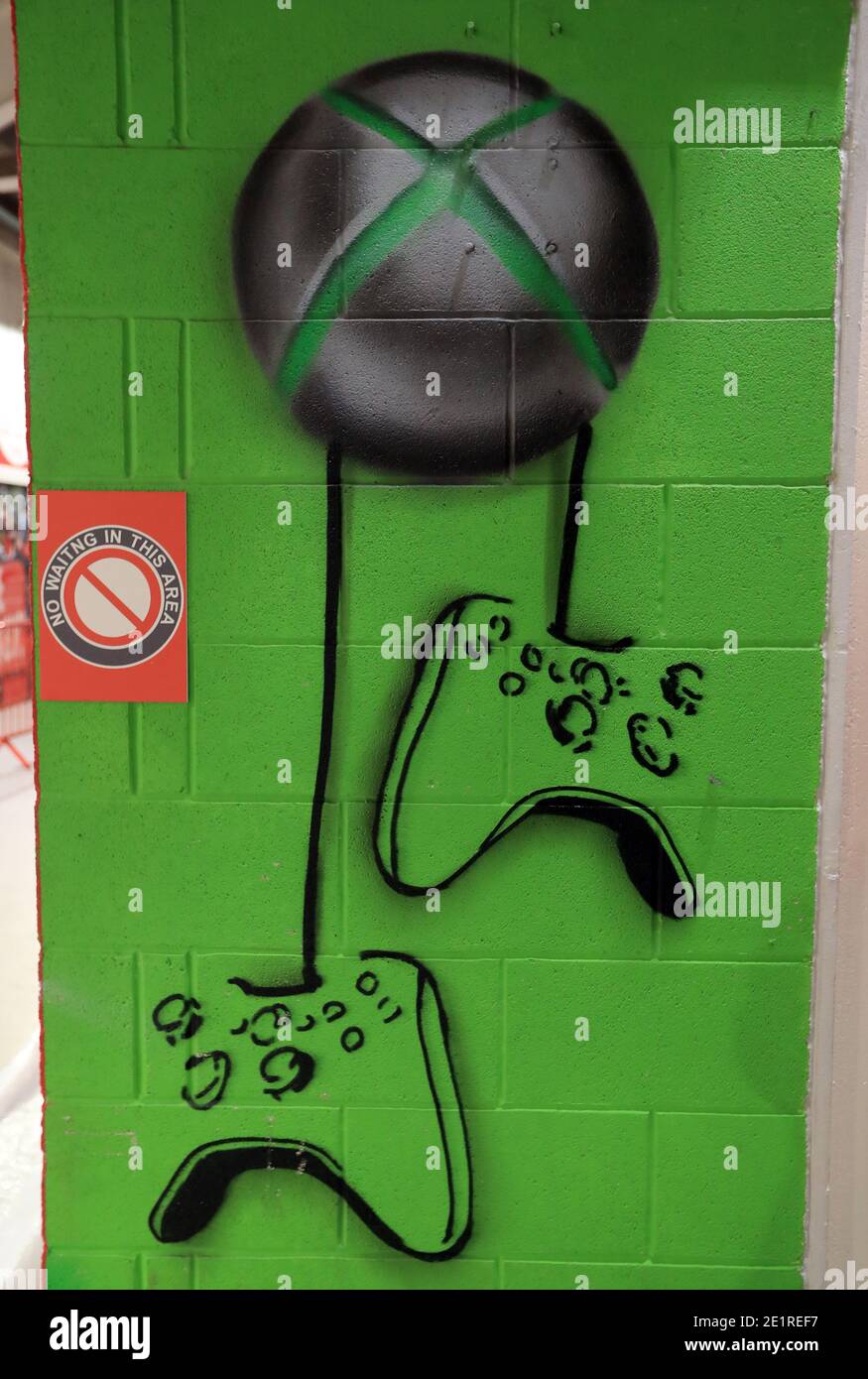 Signage on concourse stadium hi-res stock photography and images - Alamy