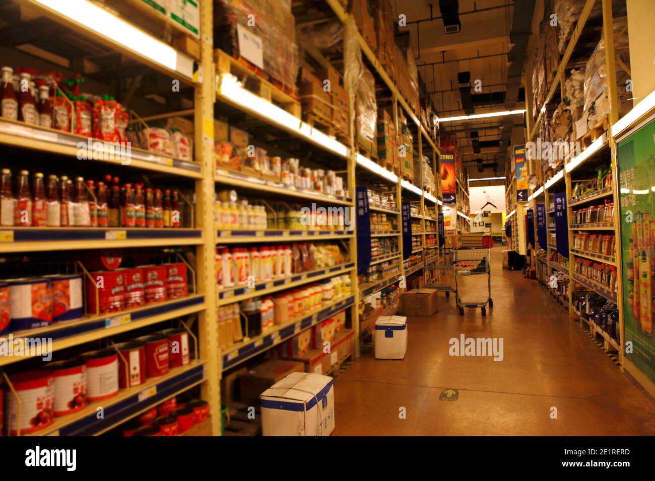 A Shelves on display in the supermarket high quality photo Stock Photo ...