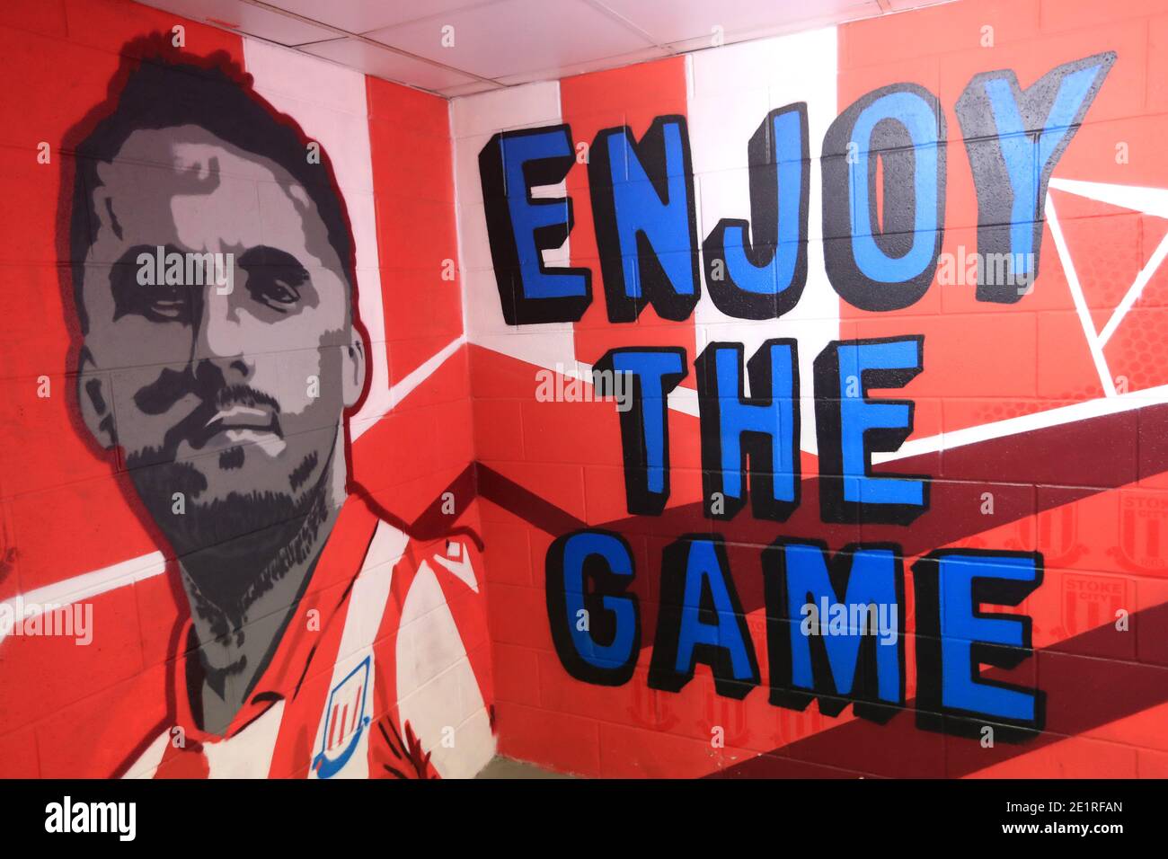 Signage on concourse stadium hi-res stock photography and images - Alamy