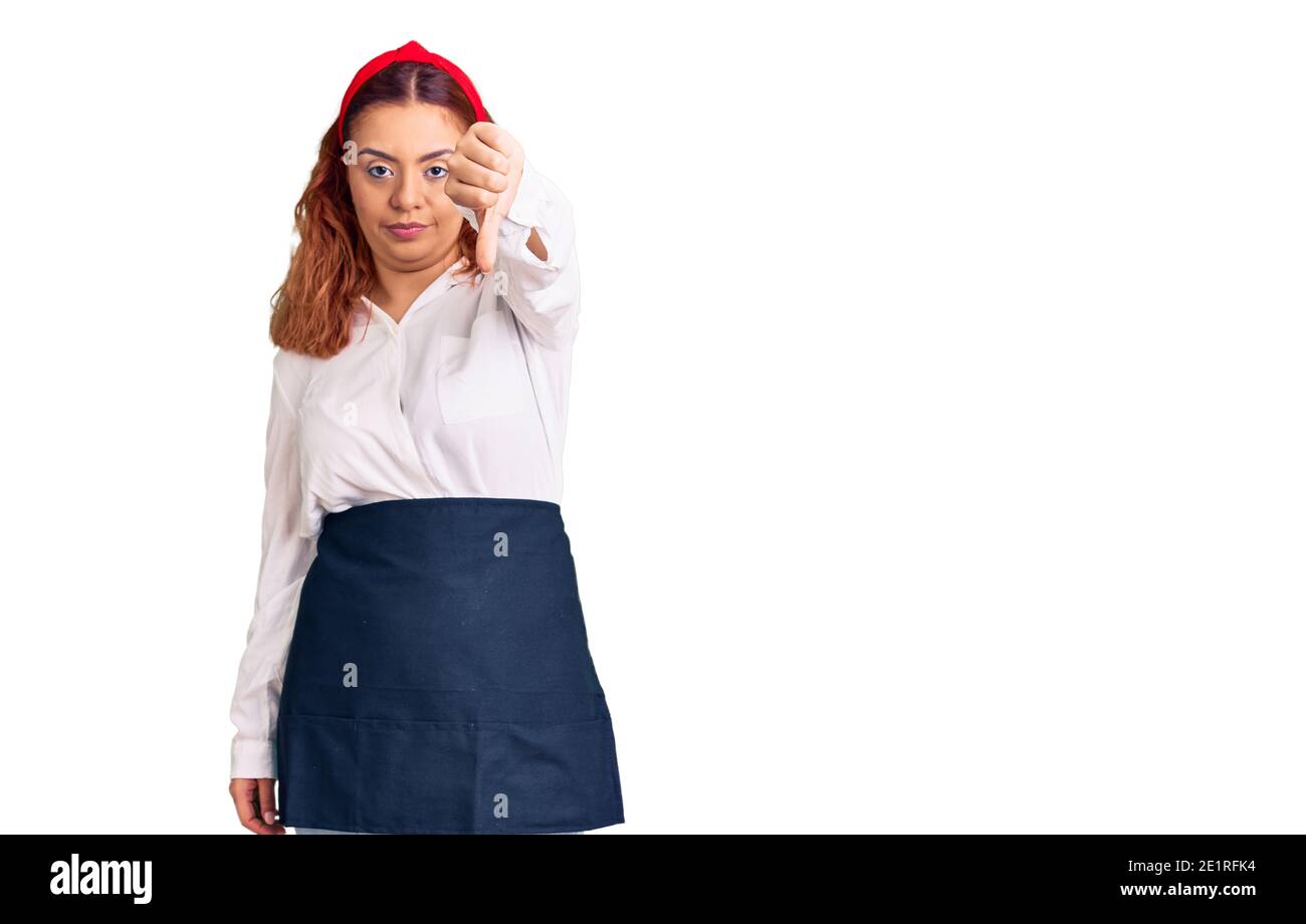 Cafe worker sad Cut Out Stock Images & Pictures - Alamy