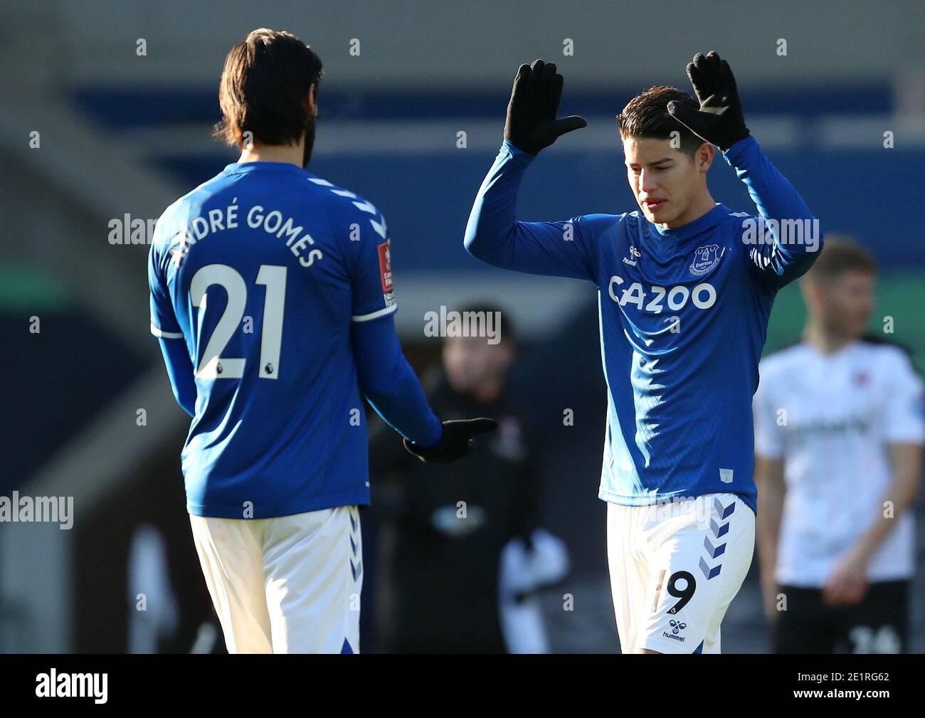 Goodison Park, Liverpool, Merseyside, UK. 9th Jan, 2021. English FA Cup ...