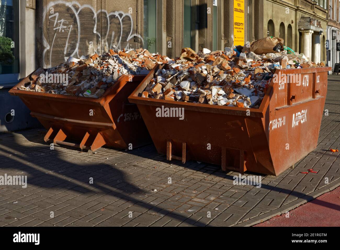Steel skips hi-res stock photography and images - Alamy