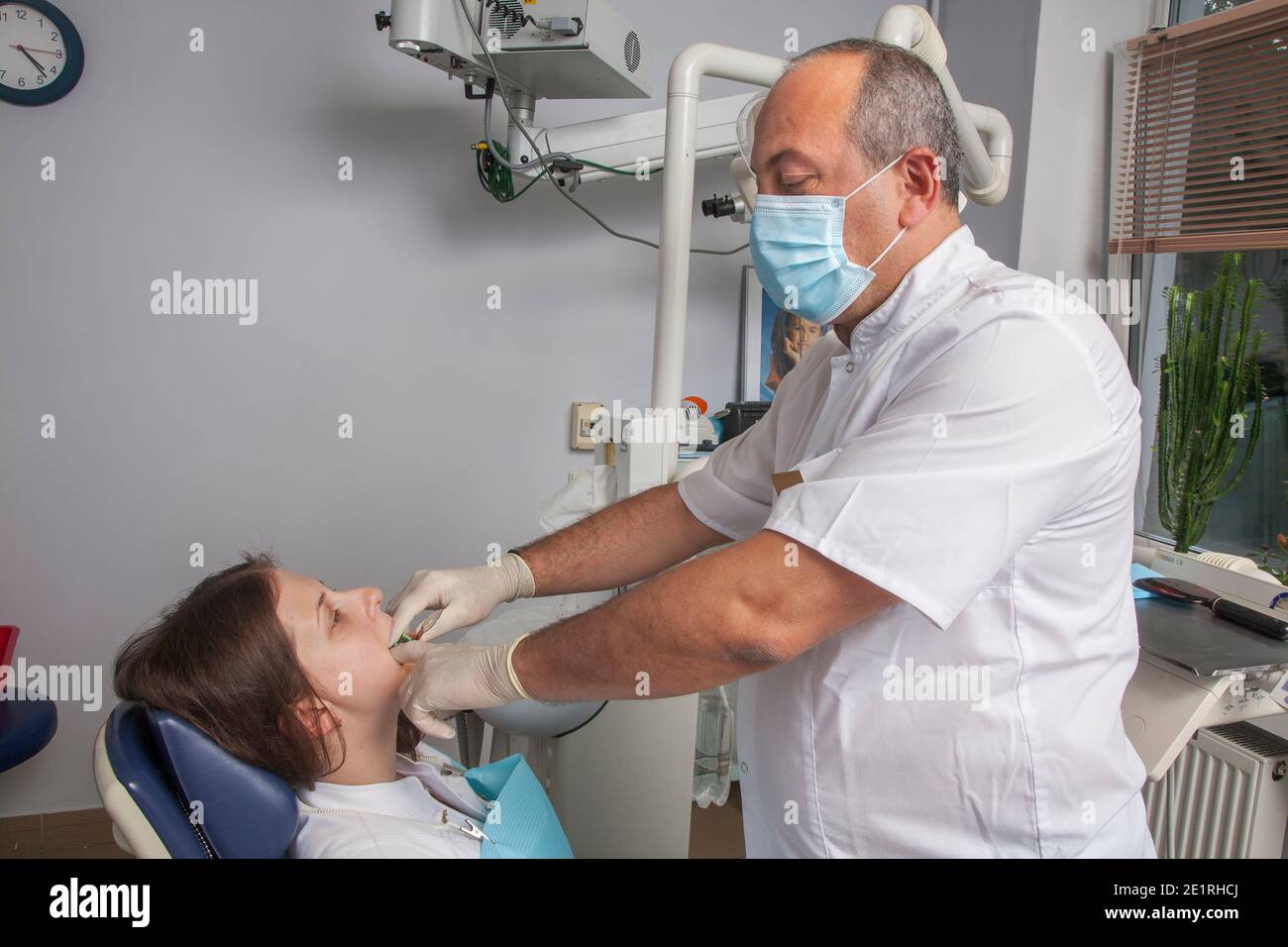 Dental office at hospital in Moscow. Russian federation Stock Photo - Alamy