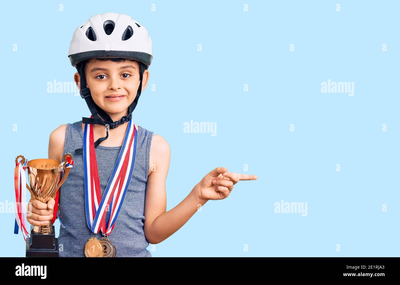 Wearing medals and trophy hi-res stock photography and images - Alamy