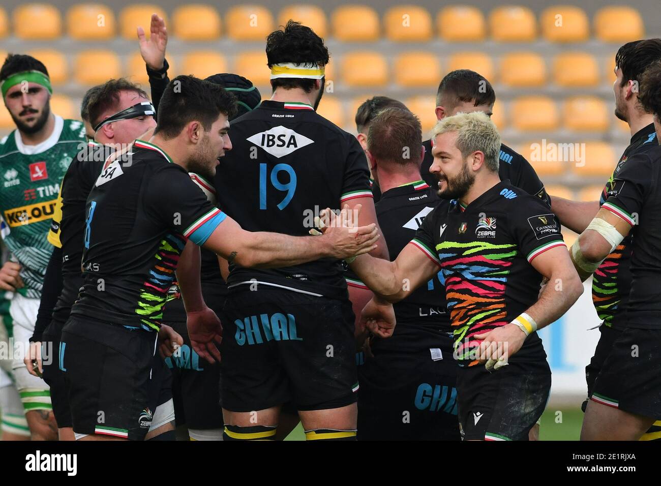Sergio Lanfranchi stadium, Parma, Italy, 09 Jan 2021, Eduardo Bello and ...