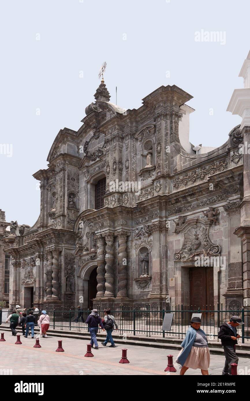 La Compania de Jesus, baroque Catholic Church, 1765, old religious ...