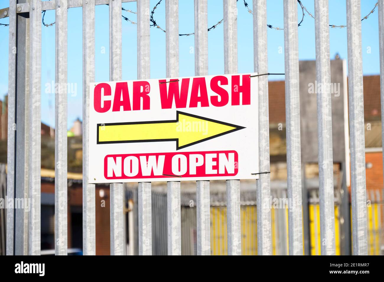 Jet car wash sign hi-res stock photography and images - Alamy