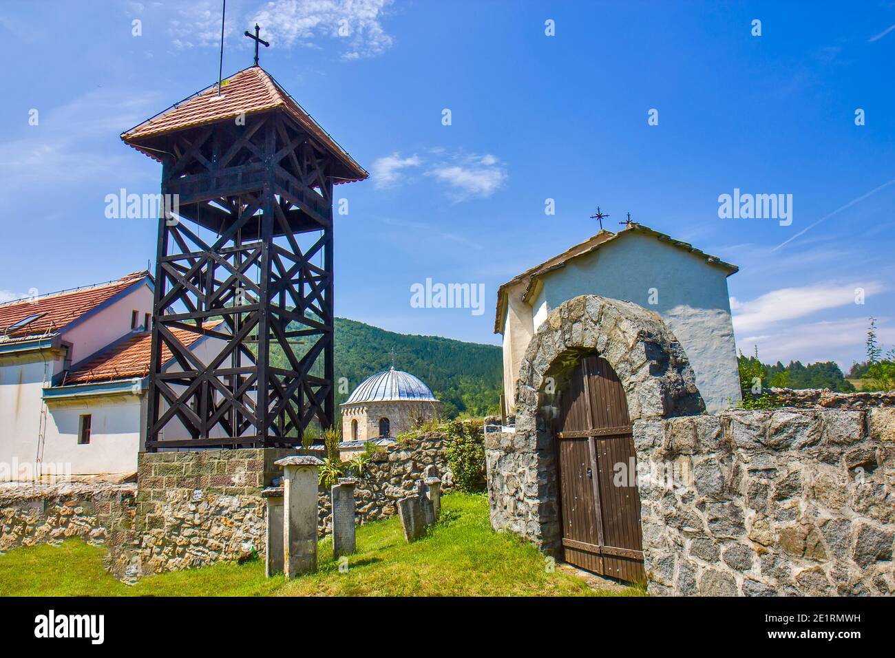 Old medieval monastery Gradac in Serbia Stock Photo - Alamy