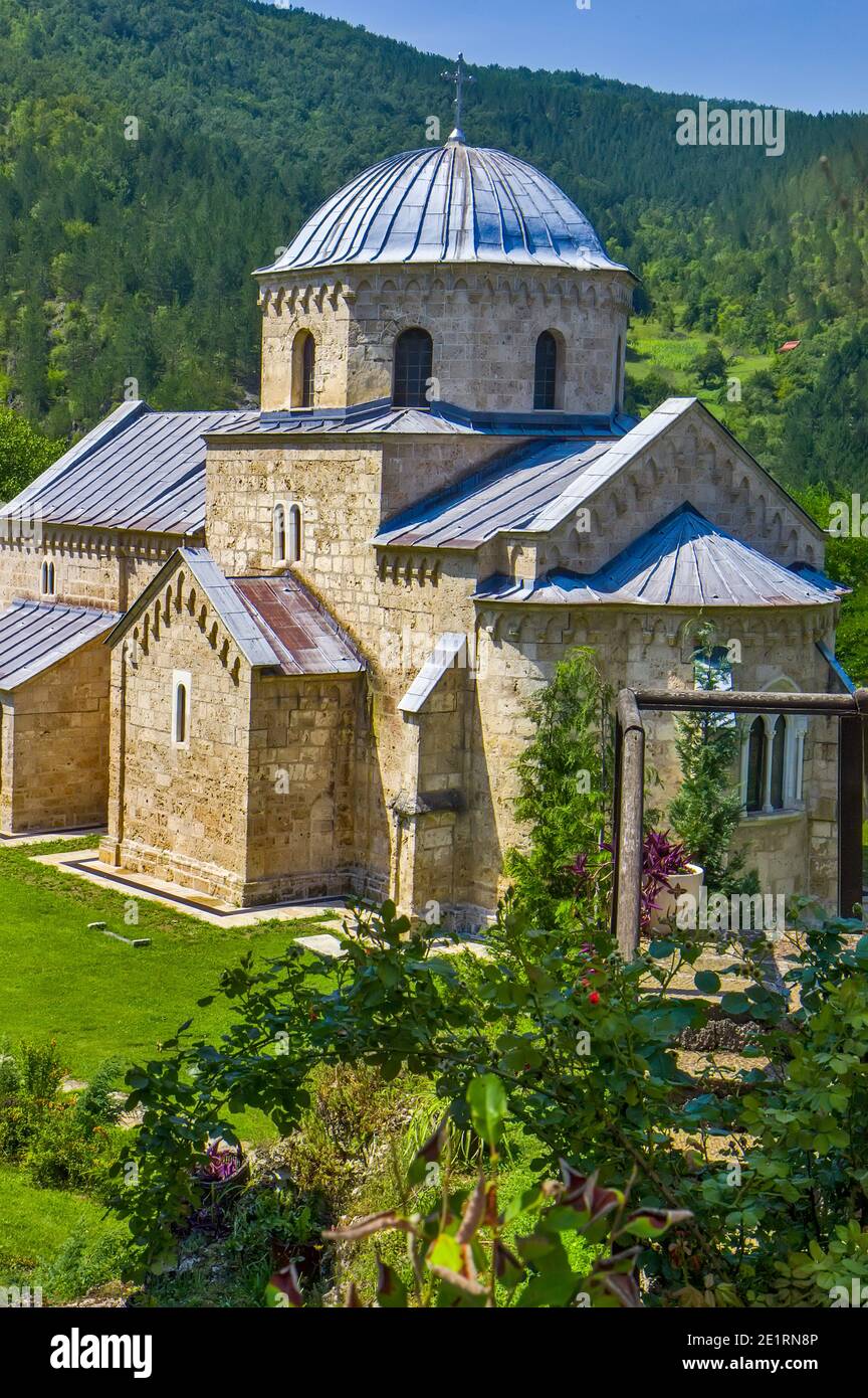 Old medieval monastery Gradac in Serbia Stock Photo - Alamy
