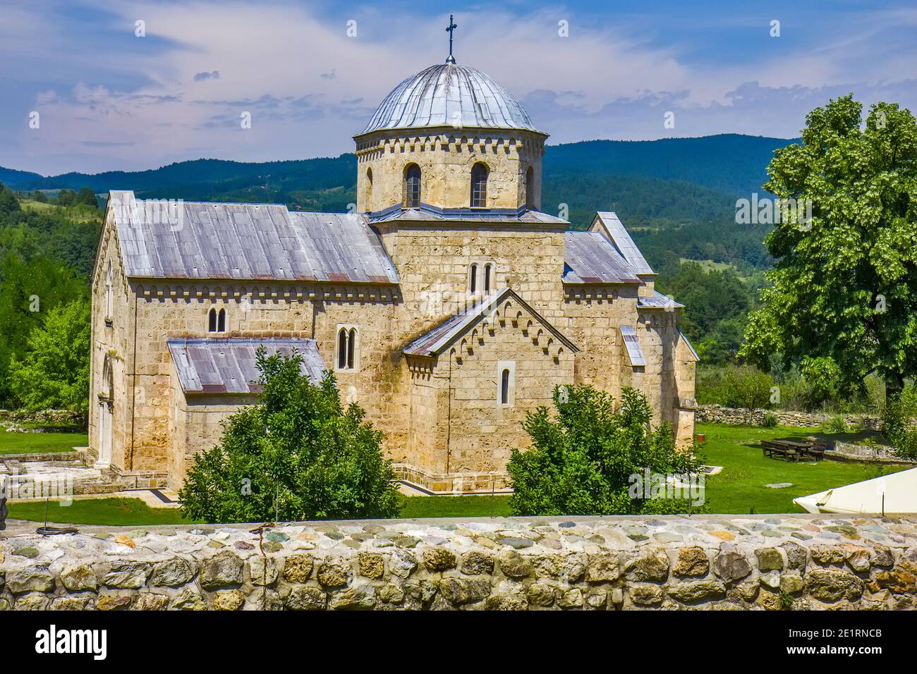 Old medieval monastery Gradac in Serbia Stock Photo - Alamy