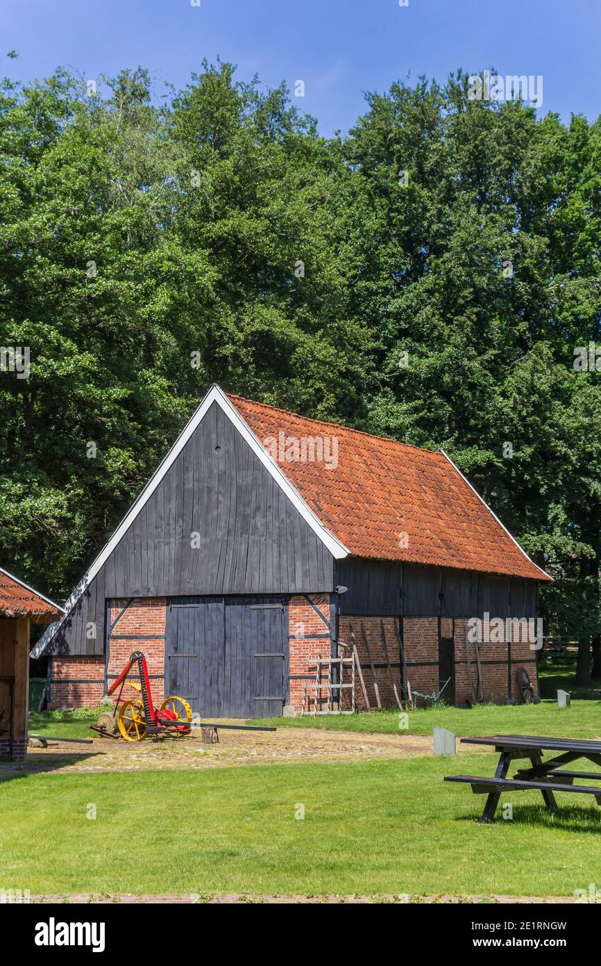 Historic buildings of the open air museum in Ootmarsum, Netherlands ...