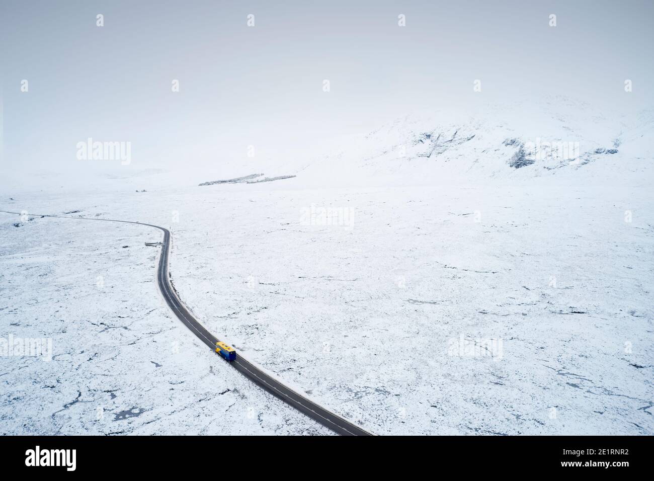 Aerial view of rannoch moor hi-res stock photography and images - Alamy