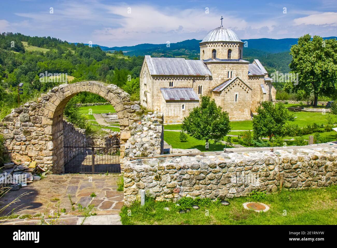 Old medieval monastery Gradac in Serbia Stock Photo - Alamy