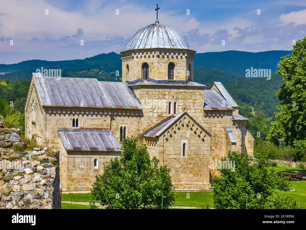 Old medieval monastery Gradac in Serbia Stock Photo - Alamy