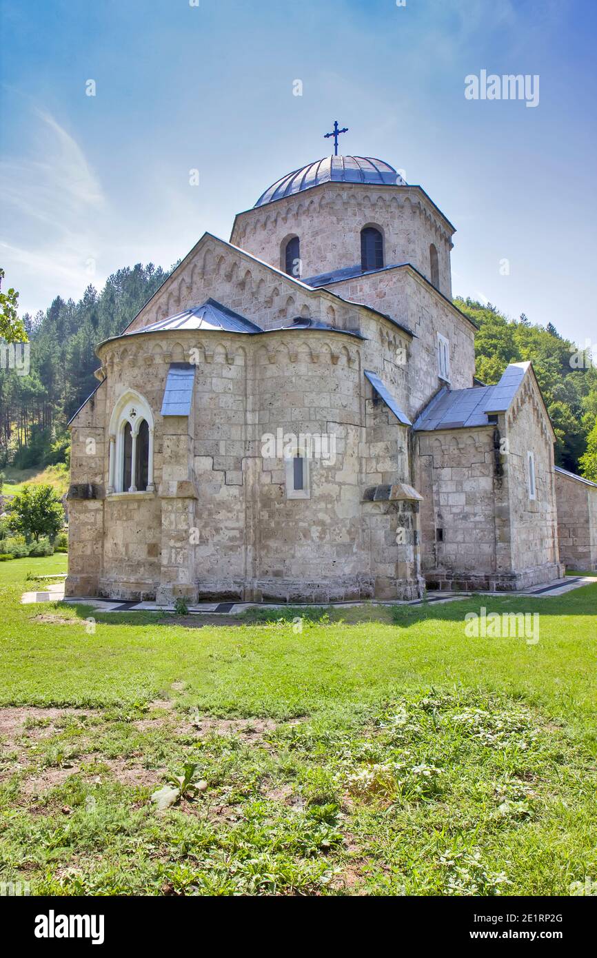 Old medieval monastery Gradac in Serbia Stock Photo - Alamy