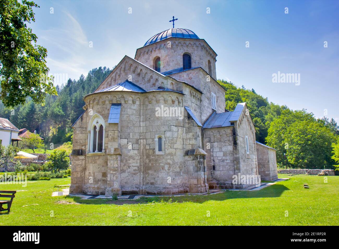 Old medieval monastery Gradac in Serbia Stock Photo - Alamy