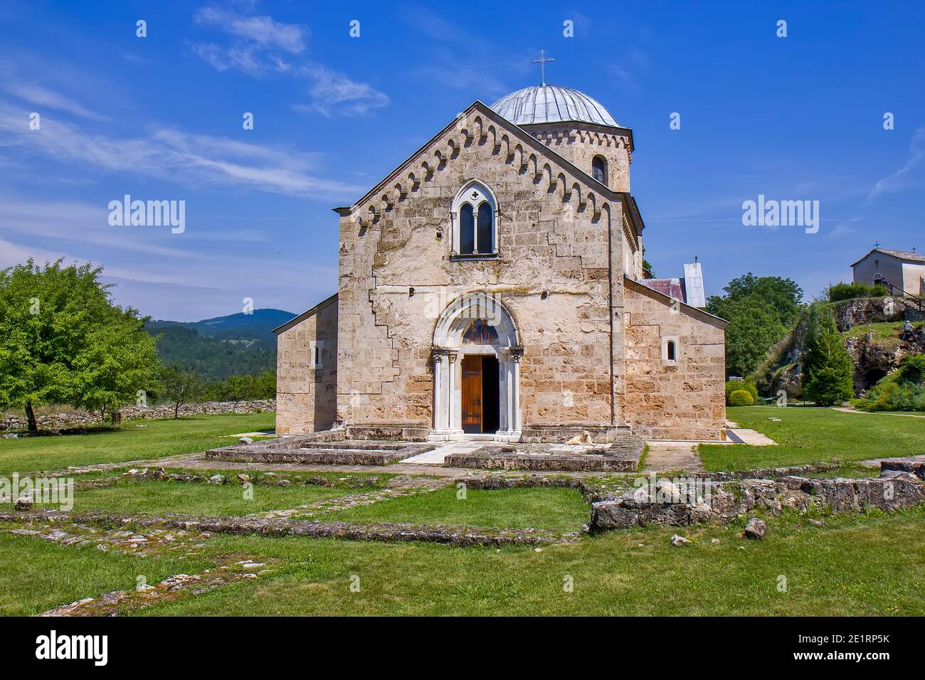 Old medieval monastery Gradac in Serbia Stock Photo - Alamy