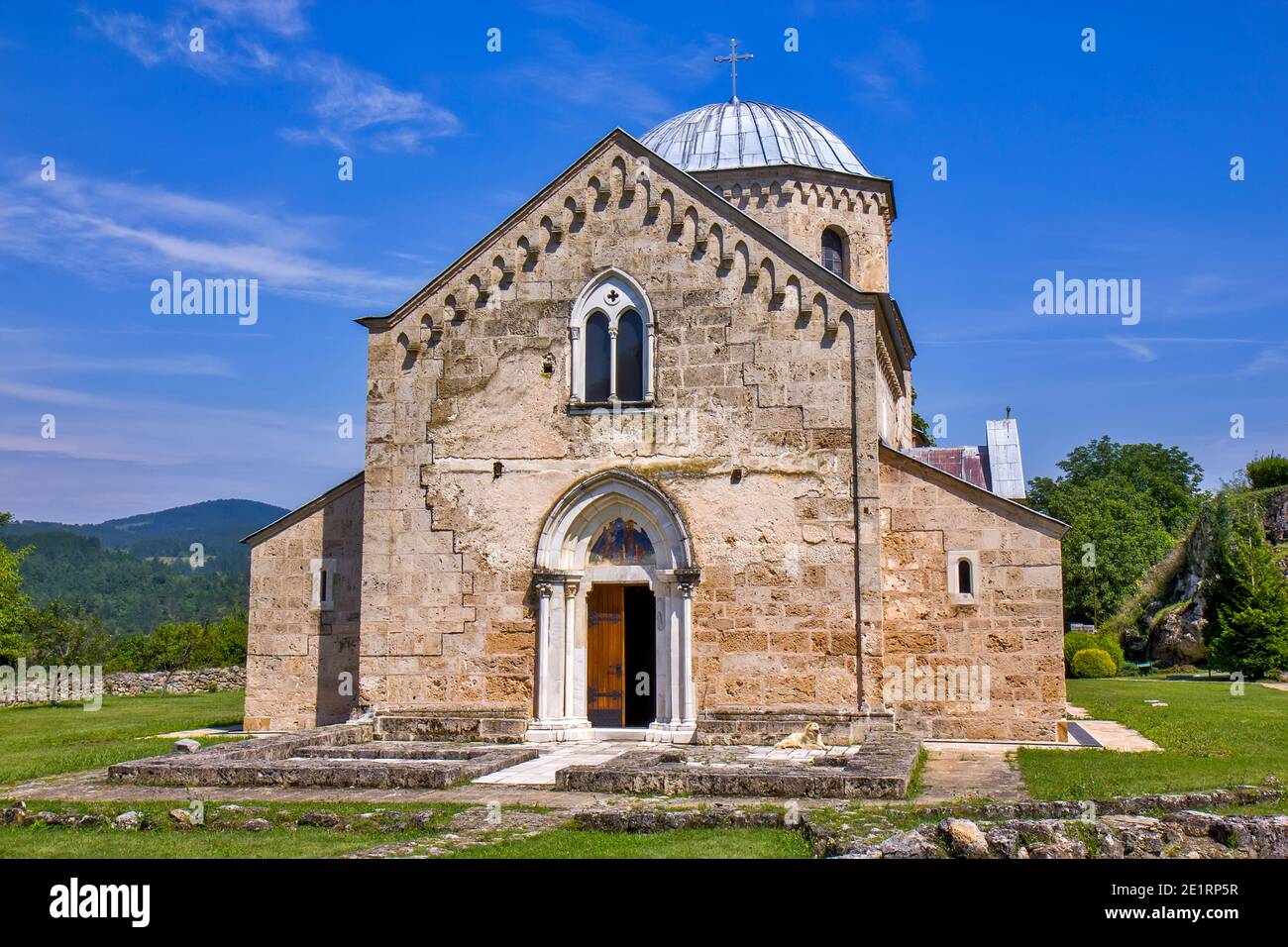Old medieval monastery Gradac in Serbia Stock Photo - Alamy