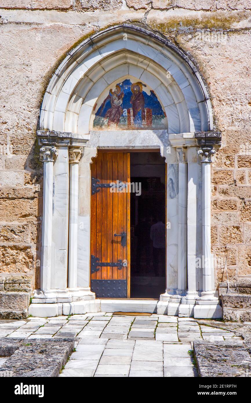 Old medieval monastery Gradac in Serbia Stock Photo - Alamy