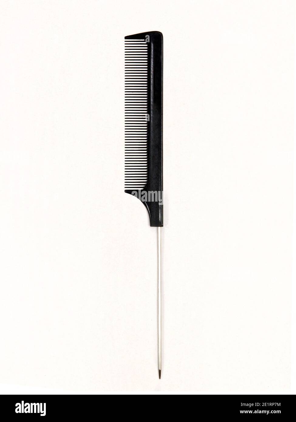Pin tail comb isolated on white background Stock Photo - Alamy
