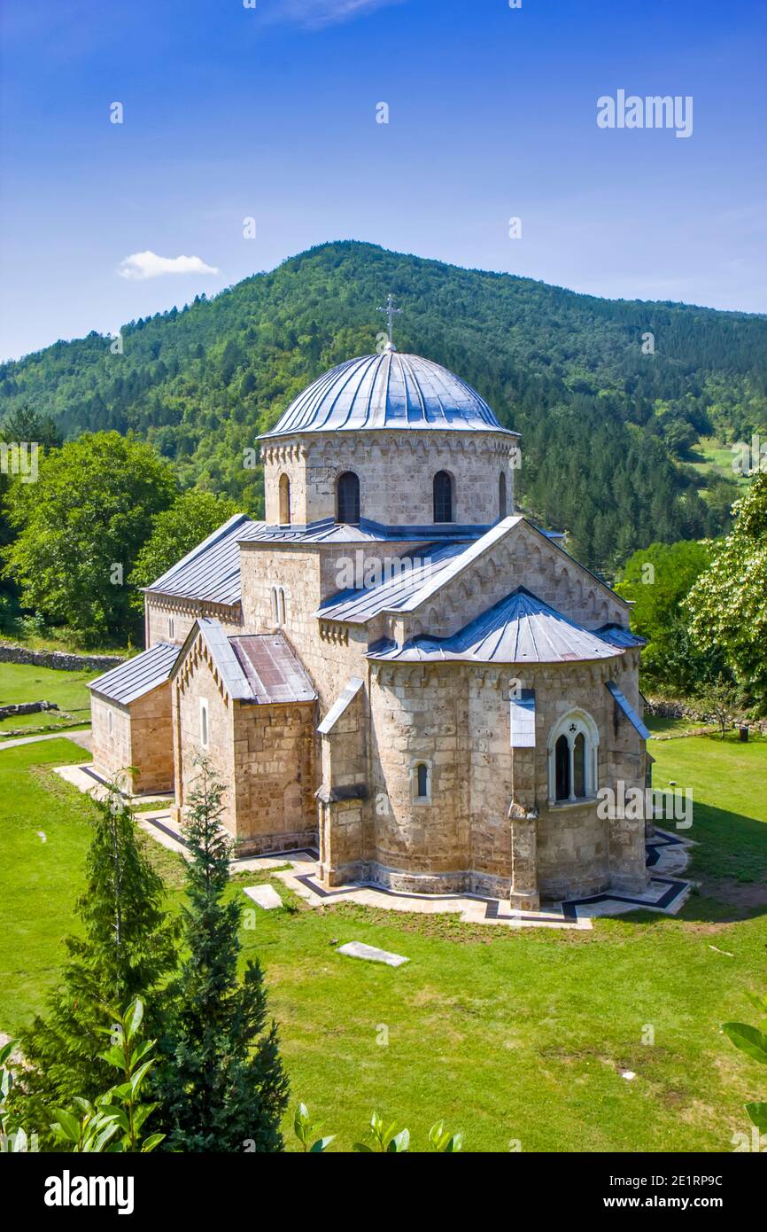 Old medieval monastery Gradac in Serbia Stock Photo - Alamy