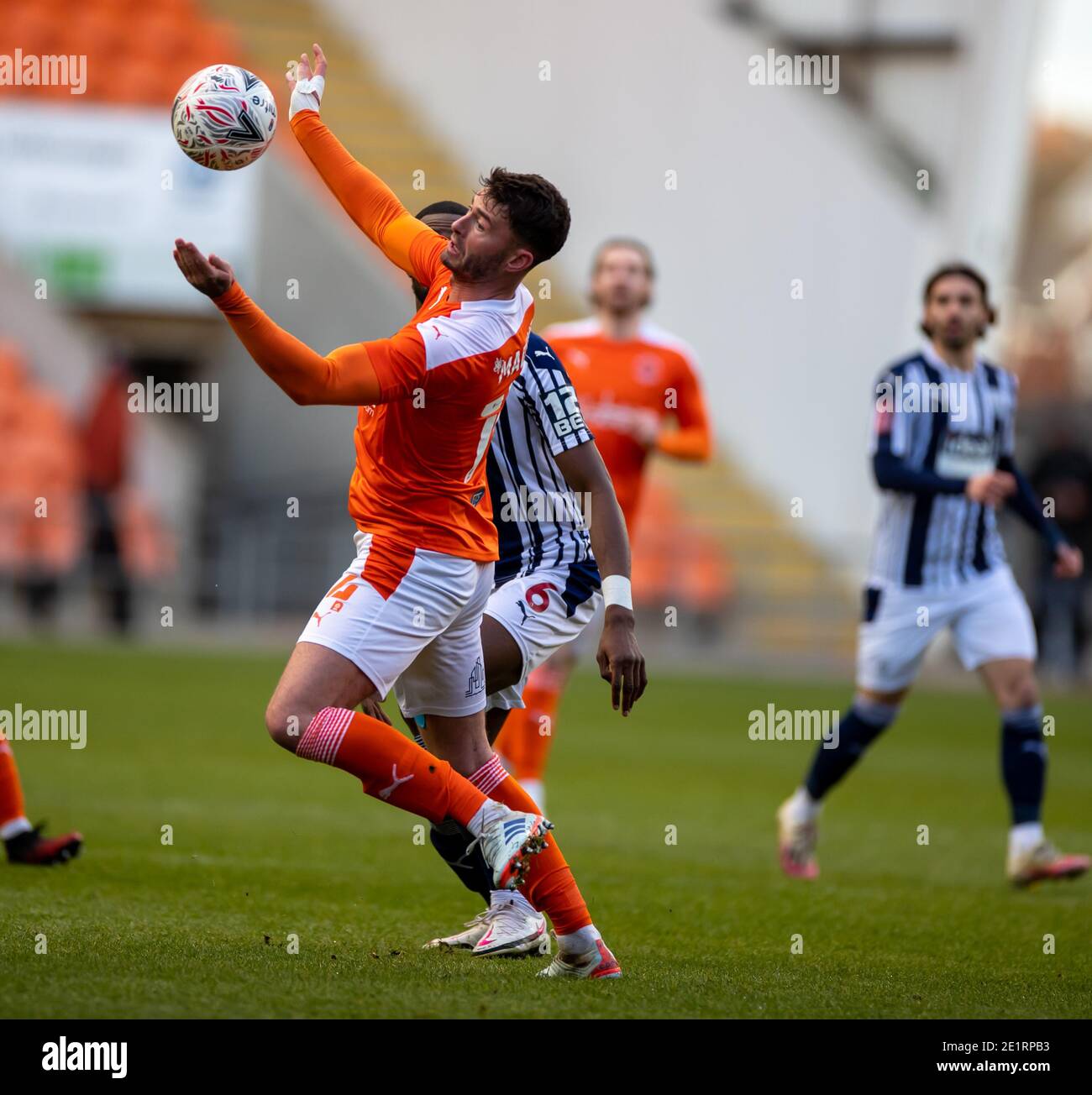 Bloomfield Road, Blackpool, Lancashire, UK. 9th Jan, 2021. English FA ...