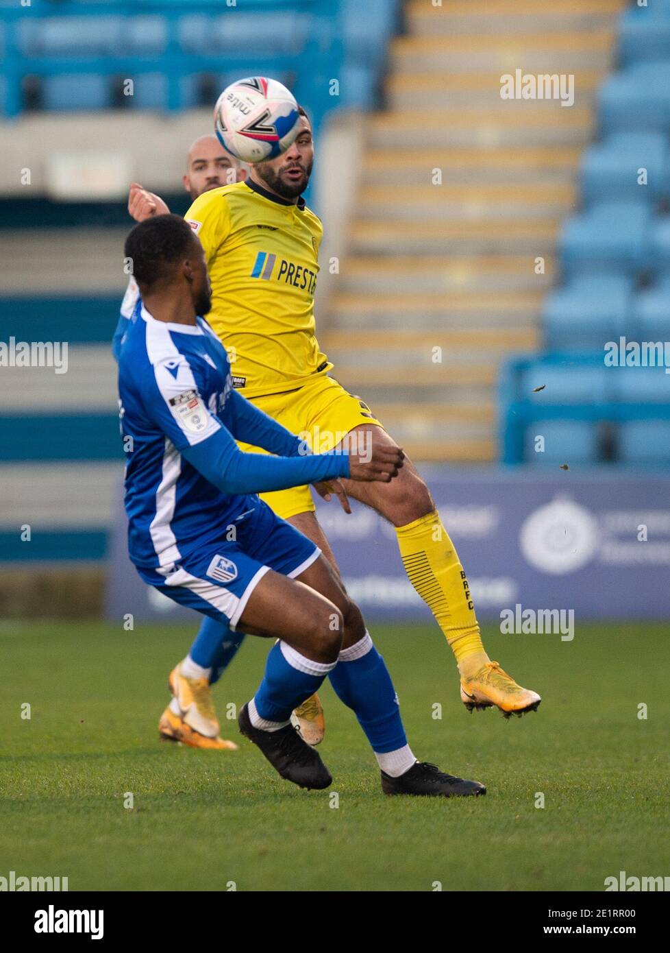 Gillingham, UK. 09th Jan, 2021. Colin Daniel of Burton Albion during ...