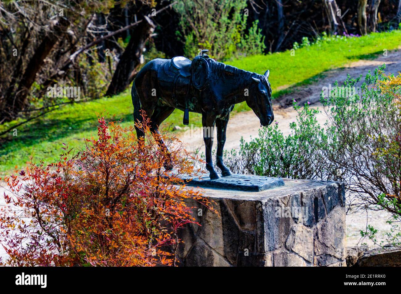 Mayan Dude Ranch - Bandera, Texas Stock Photo - Alamy