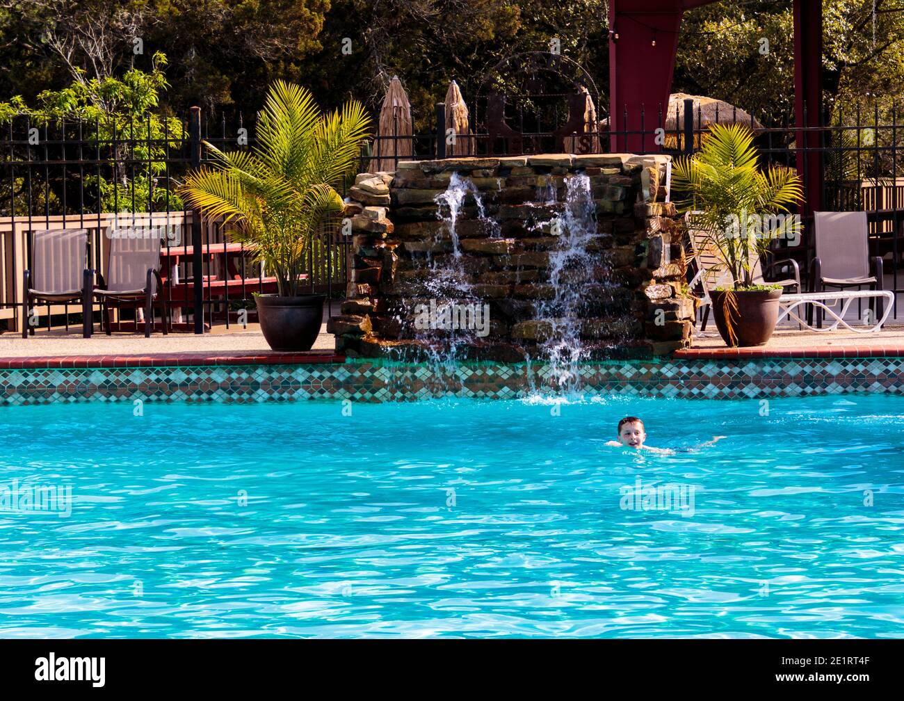 Mayan Dude Ranch - Bandera, Texas Stock Photo - Alamy