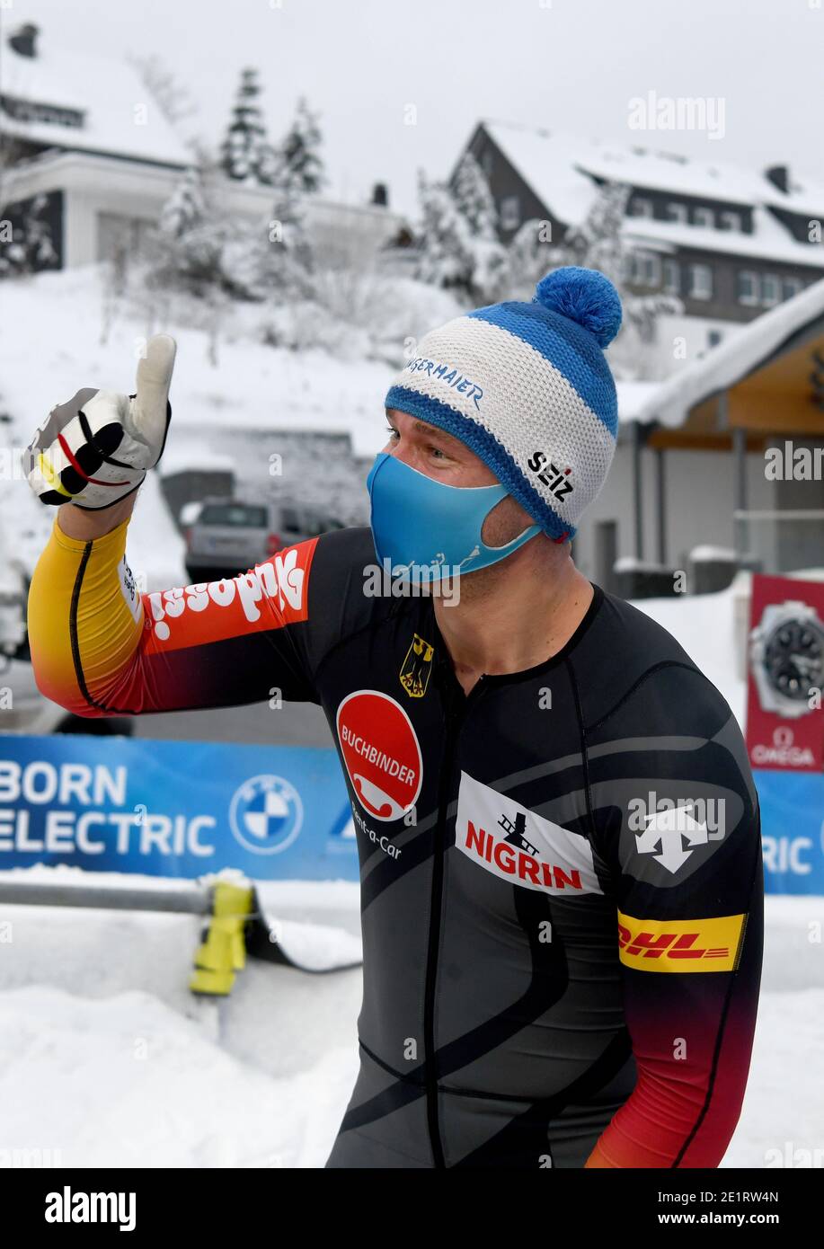 Winterberg, Germany. 09th Jan, 2021. Bobsleigh: World Cup, two-man ...