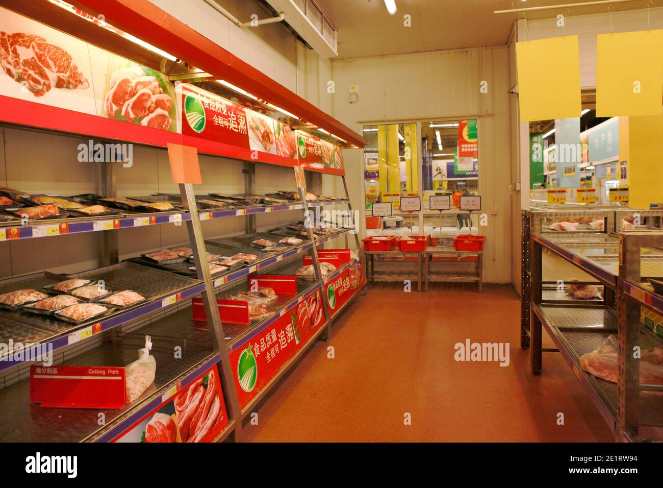 Photos of Meat displayed on supermarket shelves high quality photo ...