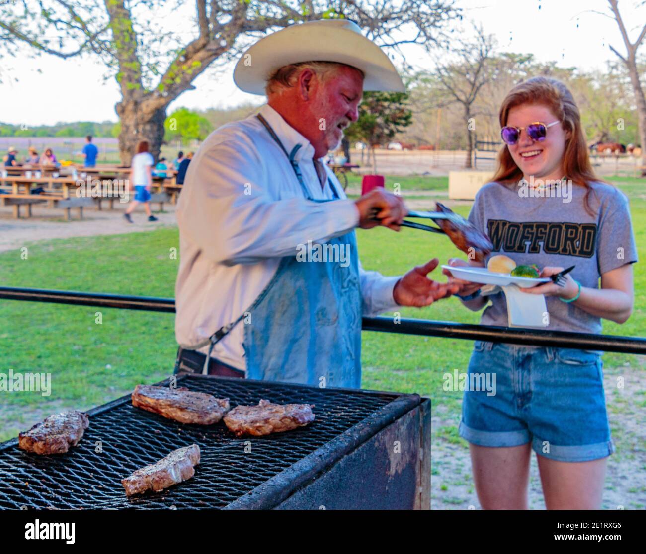 Mayan Dude Ranch - Bandera, Texas Stock Photo - Alamy