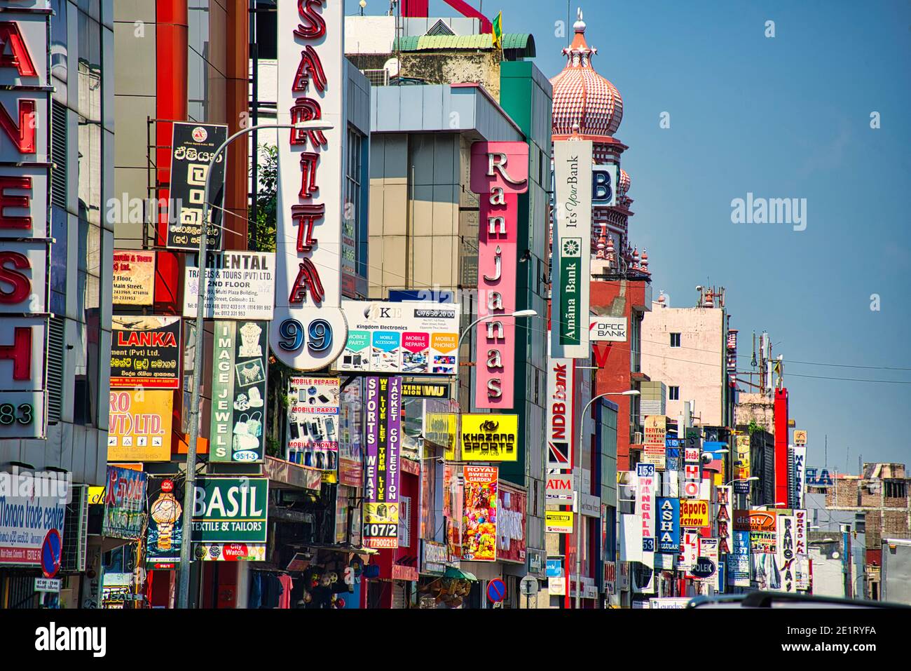 Main street colombo sri lanka hi-res stock photography and images - Alamy