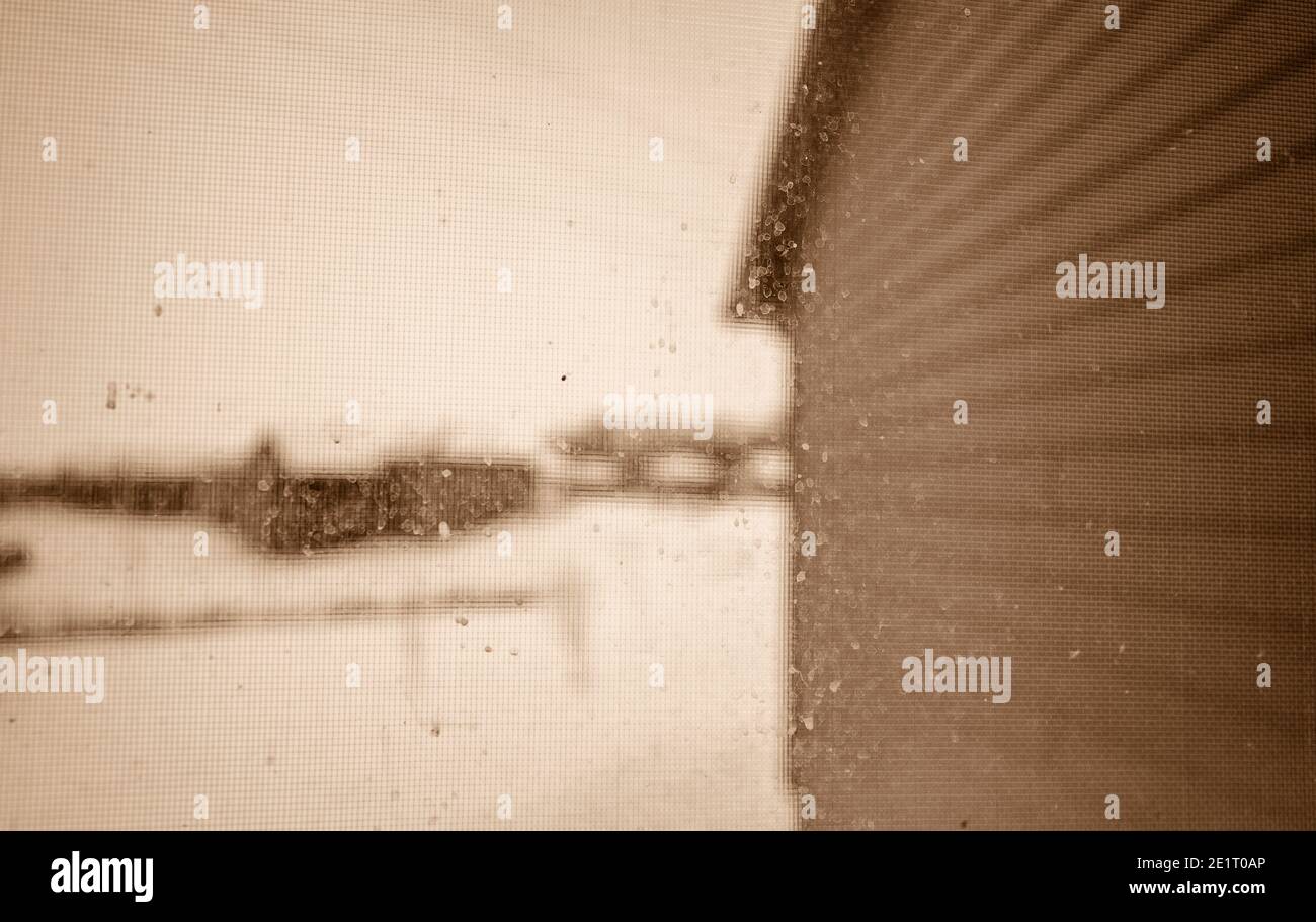 Dirt and grime buildup on a kitchen window Stock Photo - Alamy