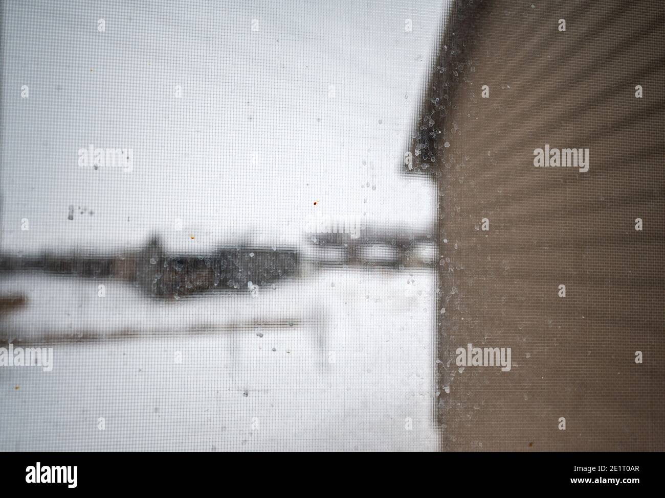 Dirt and grime buildup on a kitchen window Stock Photo - Alamy