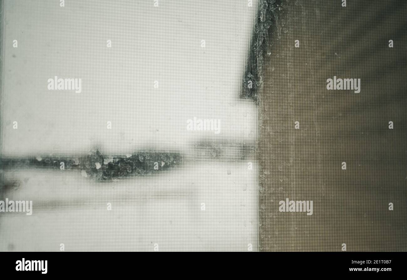 Dirt and grime buildup on a kitchen window Stock Photo - Alamy