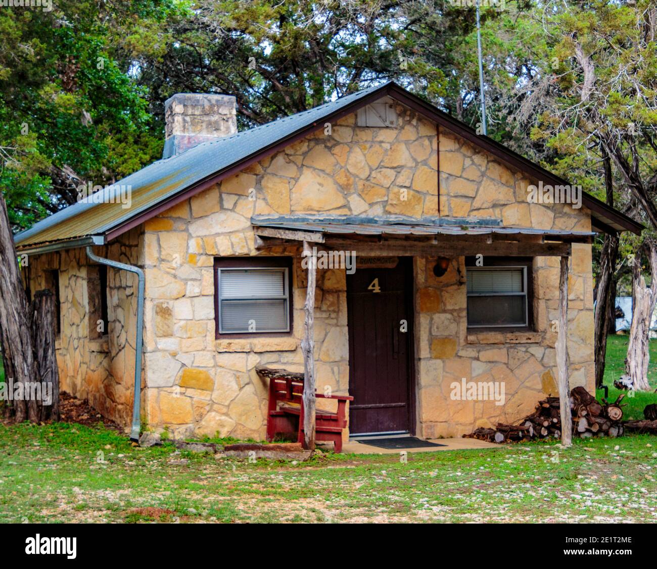 Mayan Dude Ranch - Bandera, Texas Stock Photo - Alamy