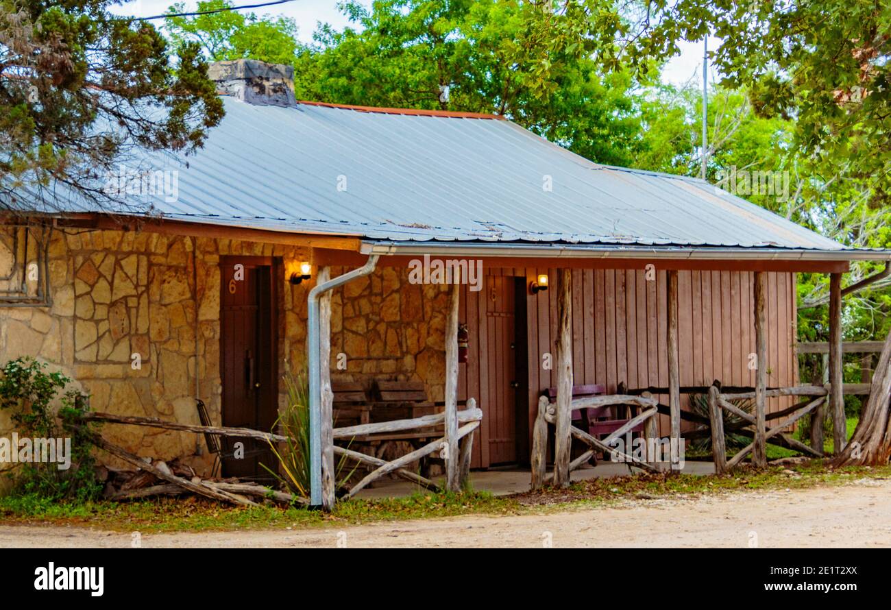 Mayan Dude Ranch - Bandera, Texas Stock Photo - Alamy
