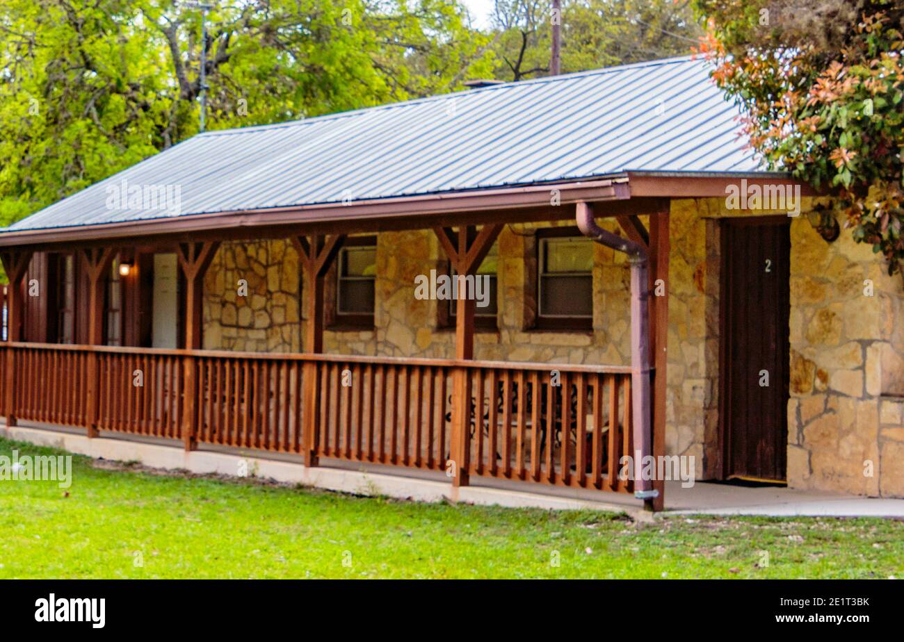 Mayan Dude Ranch - Bandera, Texas Stock Photo - Alamy