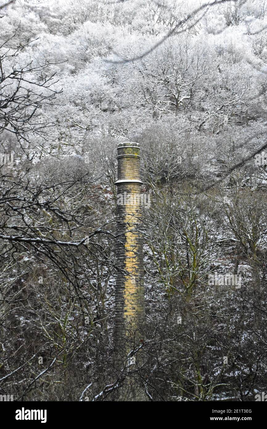 Lumb mill chimney hi-res stock photography and images - Alamy