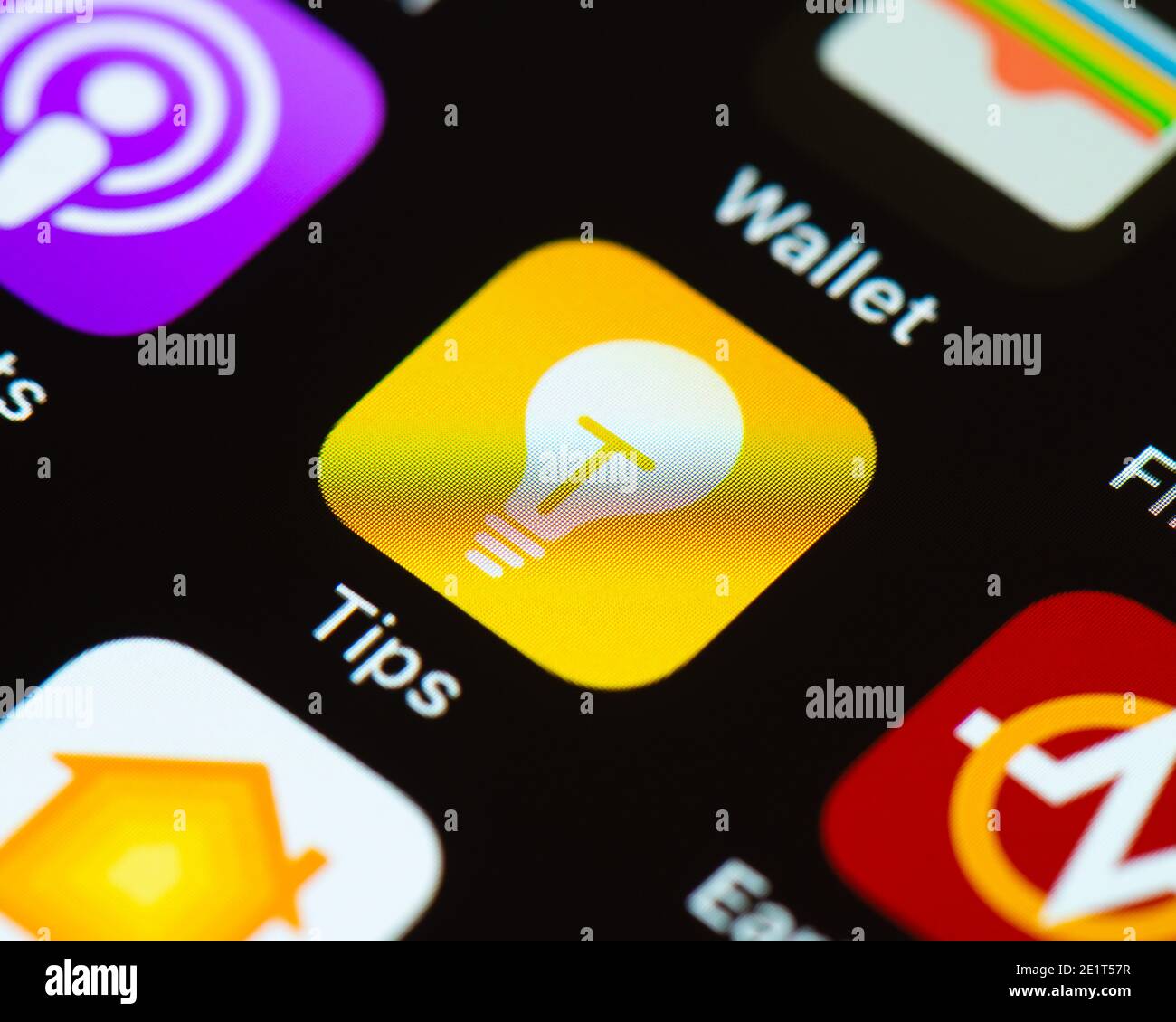 Apple black icon hi-res stock photography and images - Alamy