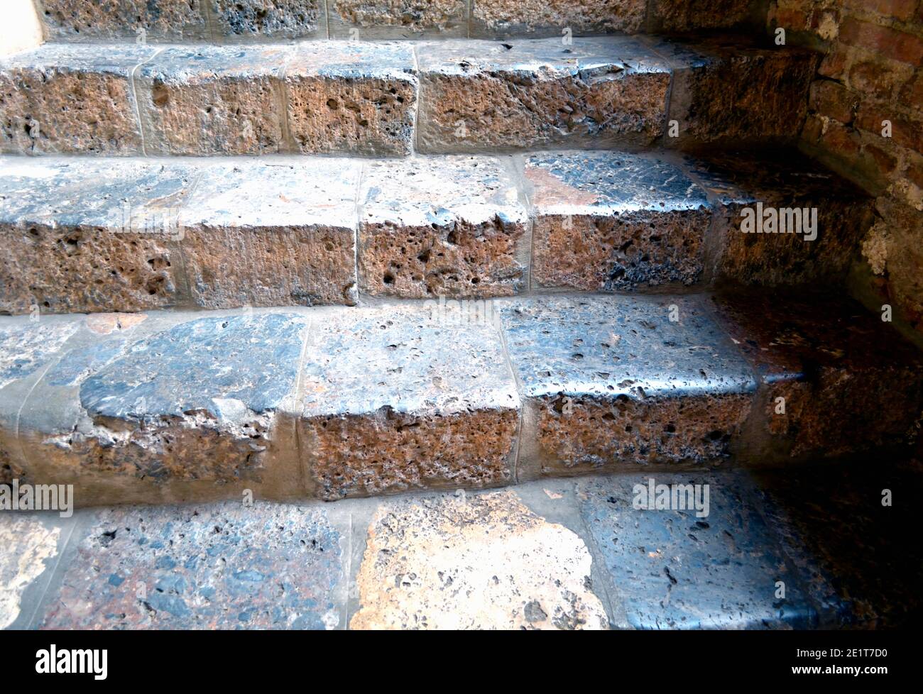 Old Stone Steps in Medieval Town Stock Photo - Alamy