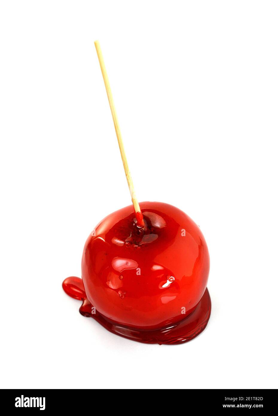 Toffee apple isolated on Cut Out Stock Images & Pictures - Alamy
