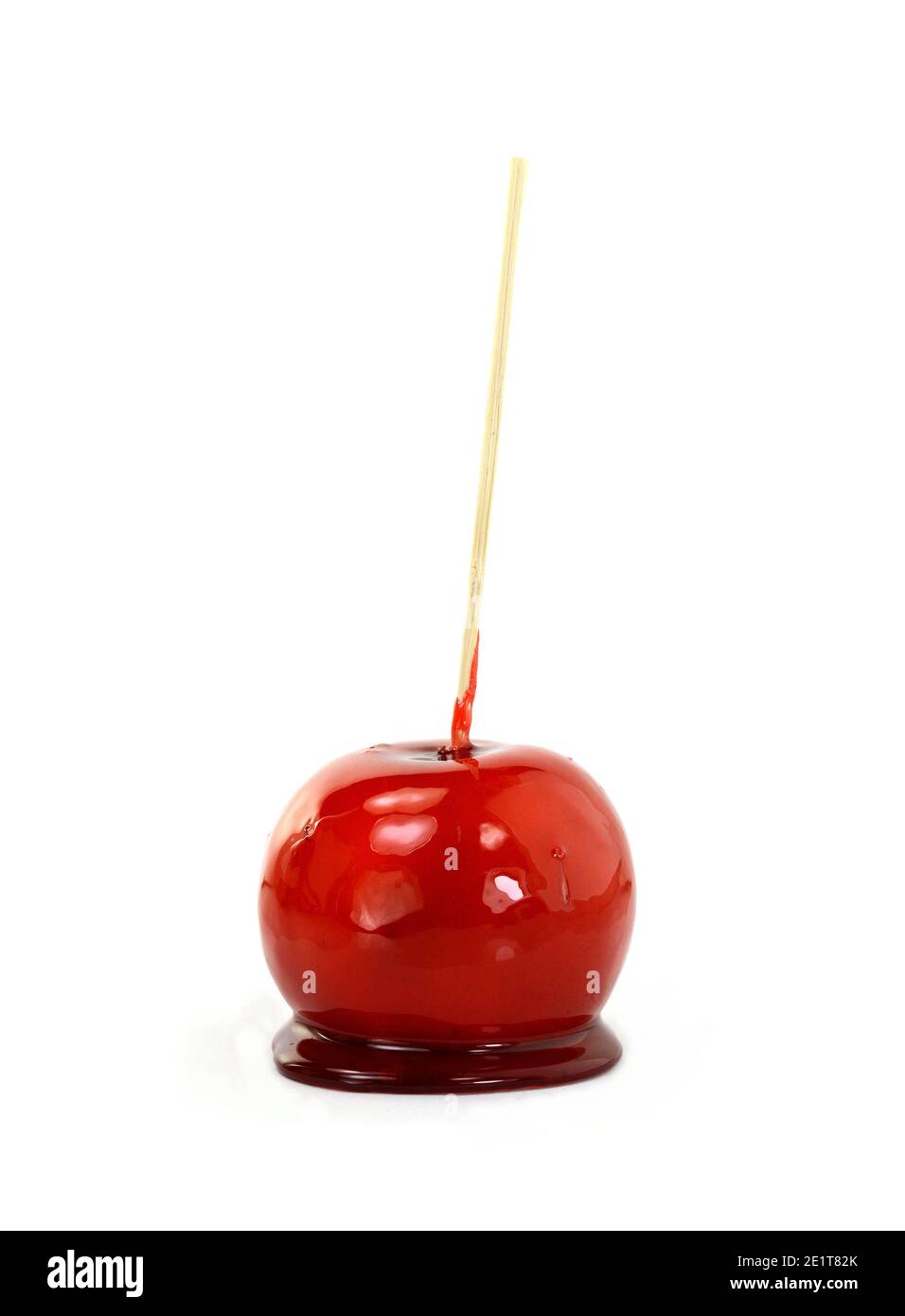 Toffee apple isolated on Cut Out Stock Images & Pictures - Alamy